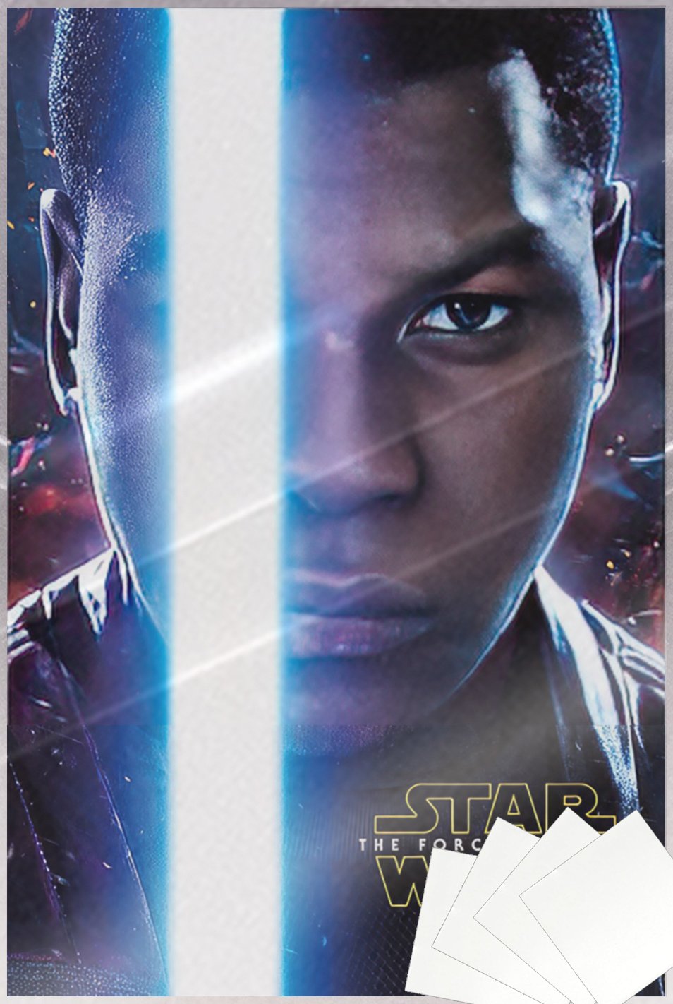 Star Wars Episode VII The Force Awakens - Movie Poster (Finn Teaser ...