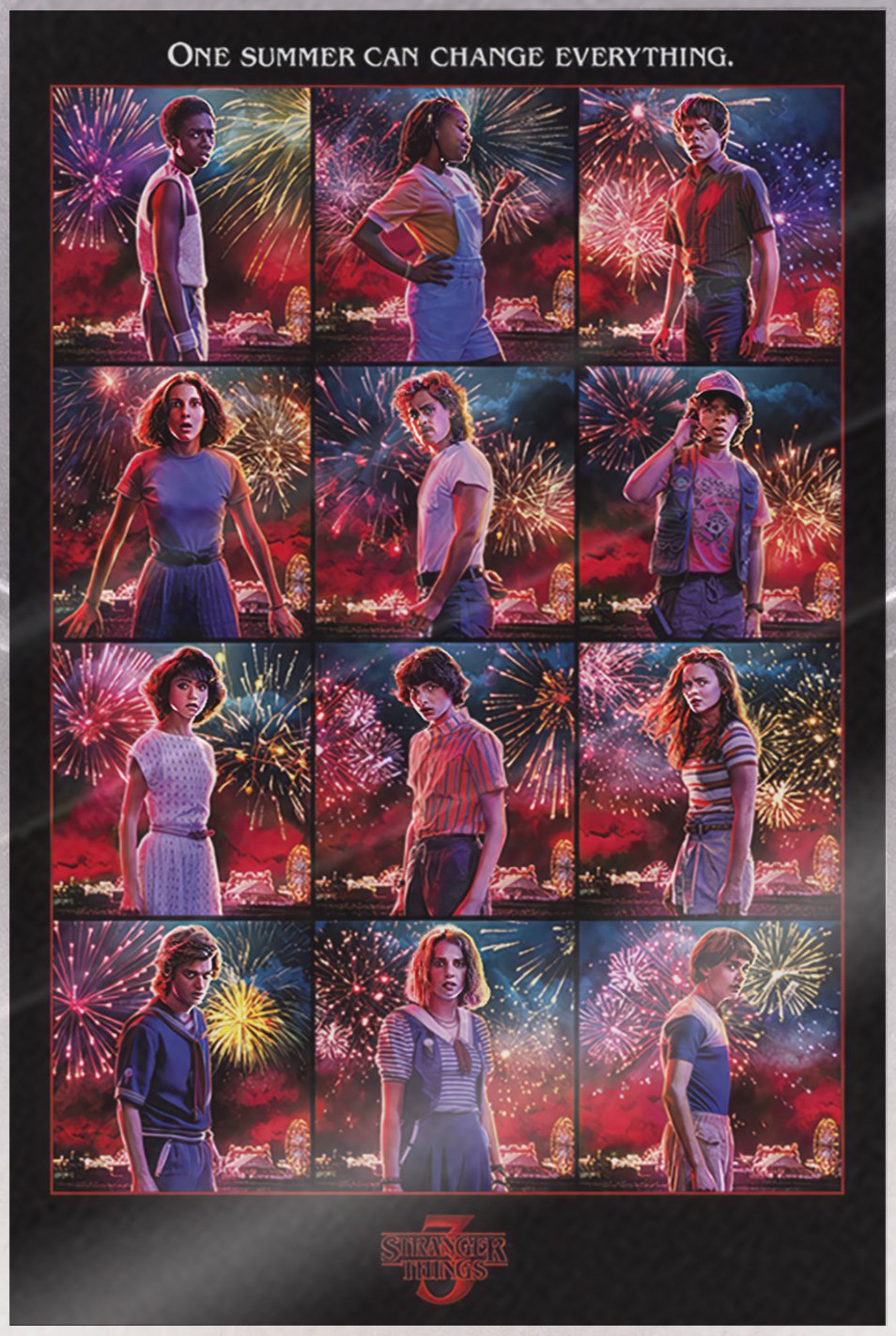 Stranger Things 3 - Poster (12 Characters Grid) (Size: 24" x 36 ...