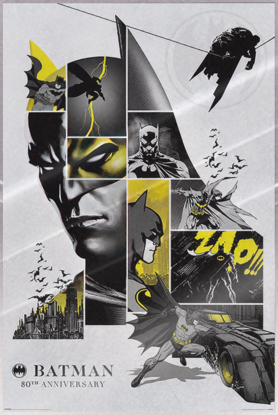 Batman - Comic Poster (80th Anniversary - Images) (Size: 24" x 36 ...