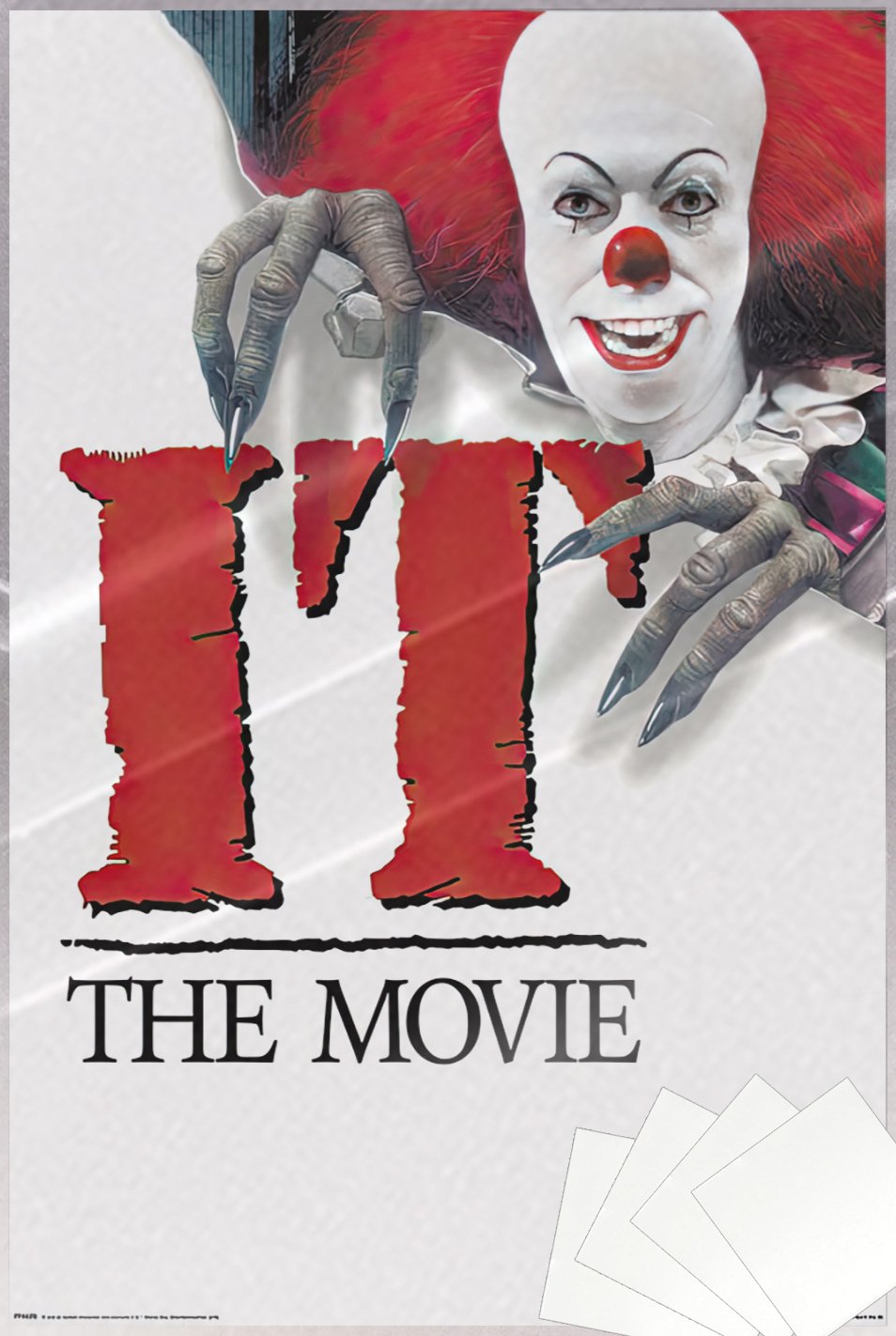 IT: The Movie - Movie Poster (Regular 1990 - Pennywise The Clown ...