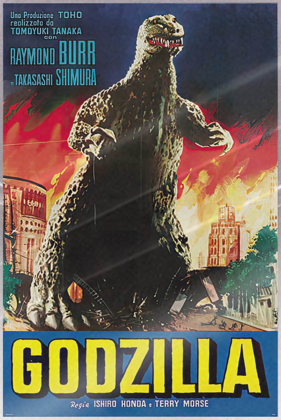 Godzilla 1954 - Movie Poster (Italian Regular) (Size: 24" x 36 ...