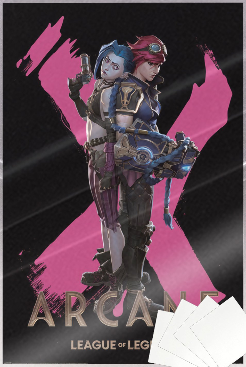 Arcane - Anime Poster (League Of Legends - Duo) (Size: 24" x 36 ...